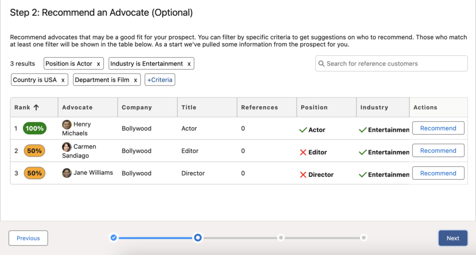 Influitive Reference Management App for Salesforce AppExchange